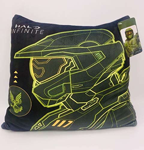 Halo Infinite Gamer Squishy Pillows 14in [Yellow UNSC] – Realmdrop Shop