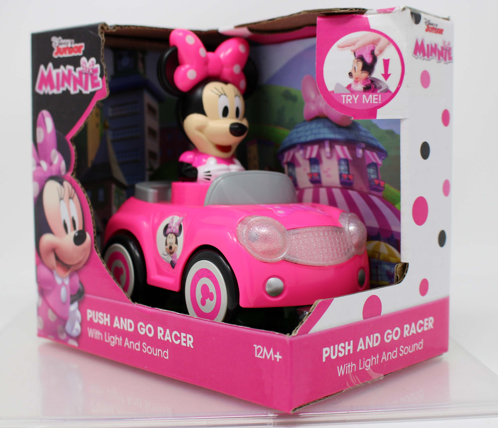 Disney Junior Minnie Push and Go Racer Car – Realmdrop Shop