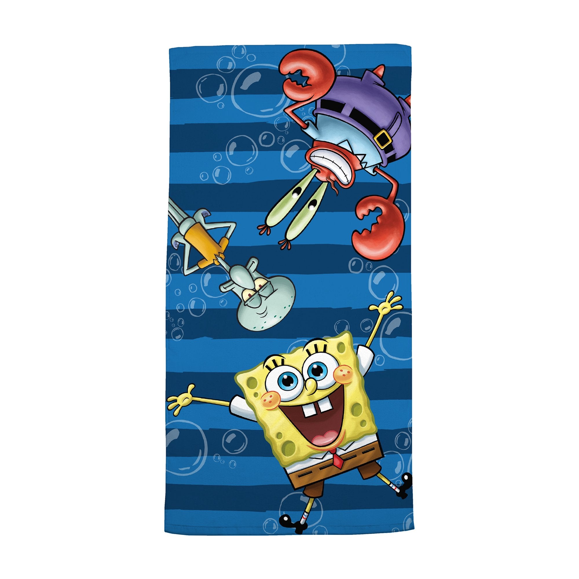 SpongeBob SquarePants Kids Cotton Bath Towel and Wash Cloth Set ...